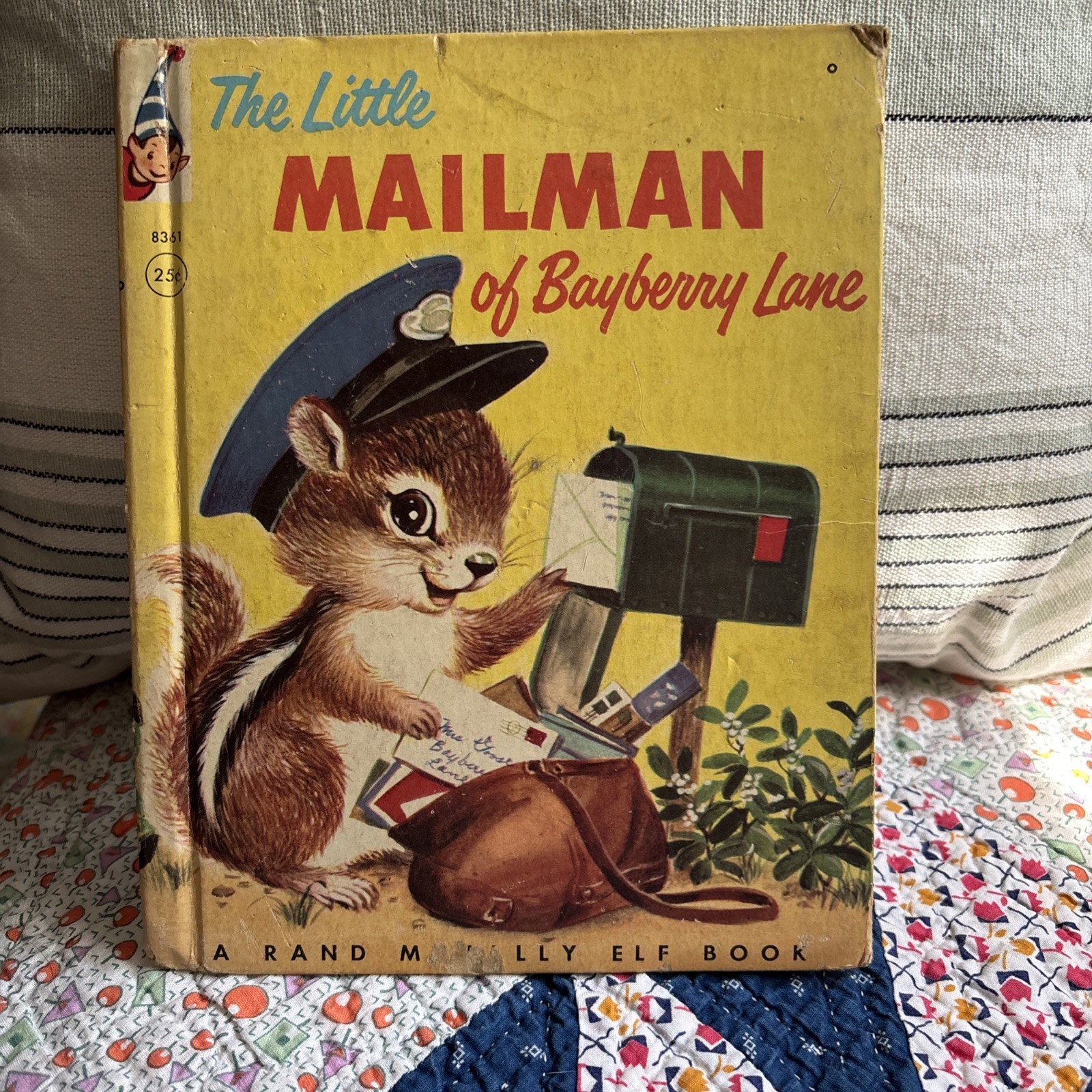 The Little Mailman of Bayberry Lane Random McNally Elf Book 1952 | eBay