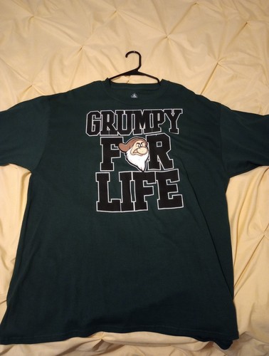 📣SALE Disney "Grumpy For Life" XL T-Shirt | eBay