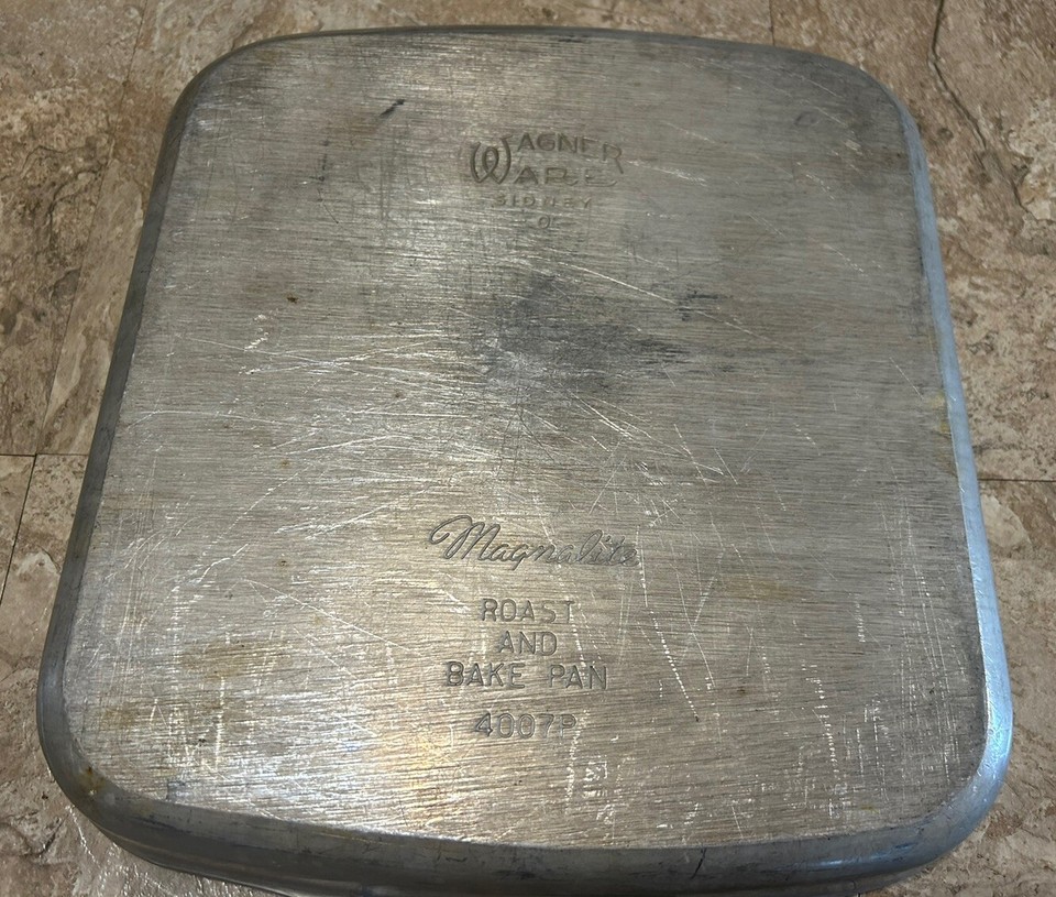 Vtg Wagner Ware Sydney O Magnalite Aluminum Roast And Bake Pan 4007P ...