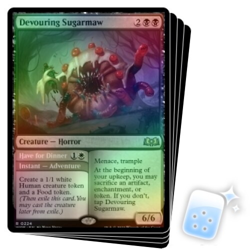 FOIL DEVOURING SUGARMAW X4 Wilds Of Eldraine WOE Magic MTG MINT CARD | eBay