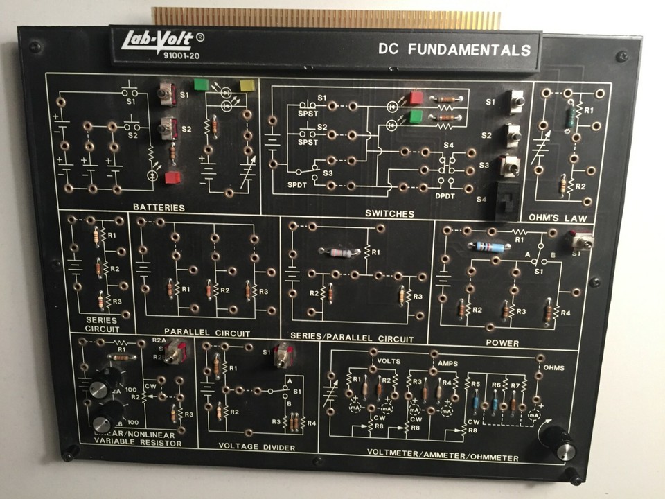 Lab-Volt Devices Boards - Many to choose from: 91005-20 91001-20 91003 ...