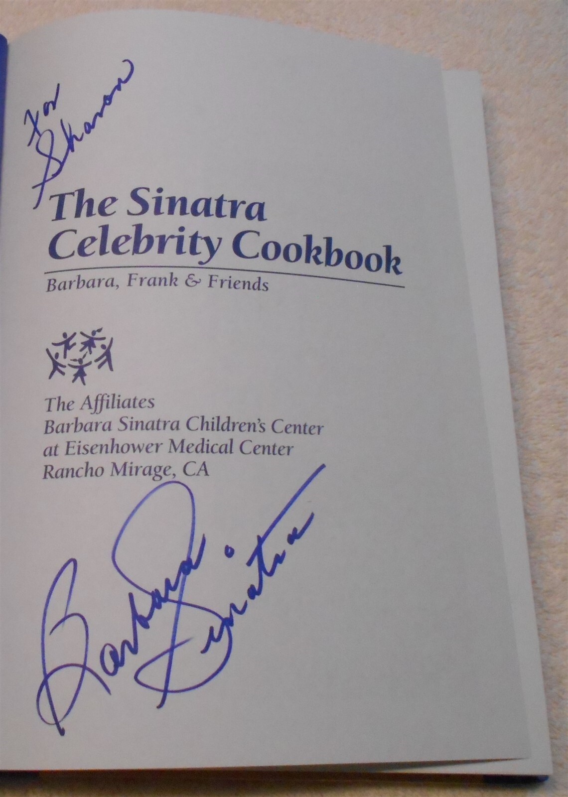 The Sinatra Celebrity Cookbook : Barbara, Frank and Friends by Barbara ...