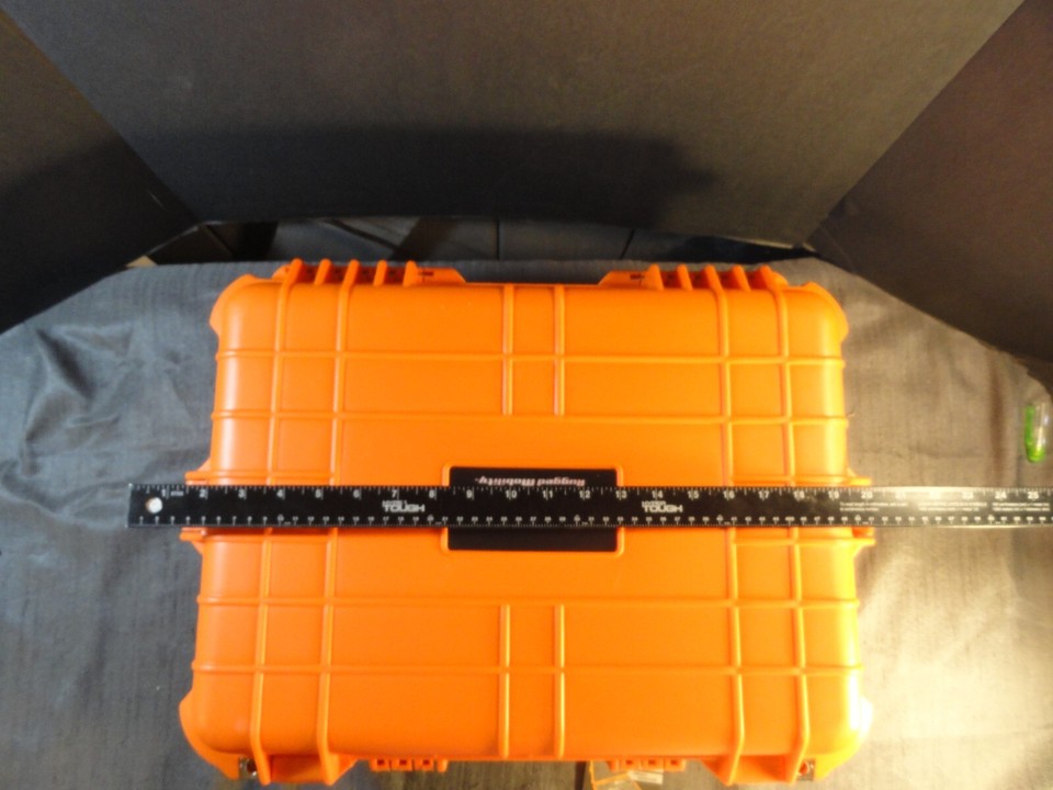 APACHE 4800 WEATHERPROOF PROTECTIVE HARD CASE CAMERA WEAPON ORANGE ...