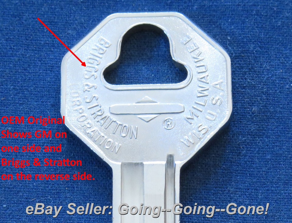 OEM CHEVY KEY BLANKS CHEVELLE CORVETTE EL CAMINO IMPALA MALIBU 1935 ...