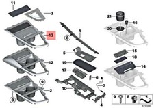 Genuine BMW M3 G20 318d Storage Compatment Center Console Front ...