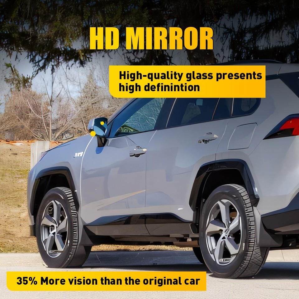Left+Right Side Heated Blind Spot Mirror Glass For 2021 2022 2023 ...