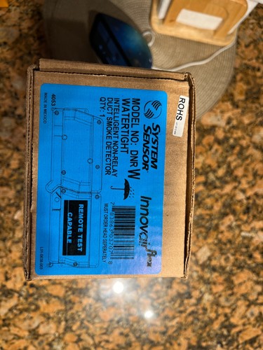 System Sensor DNRW Fire Alarm Watertight Intelligent Non-relay Duct ...