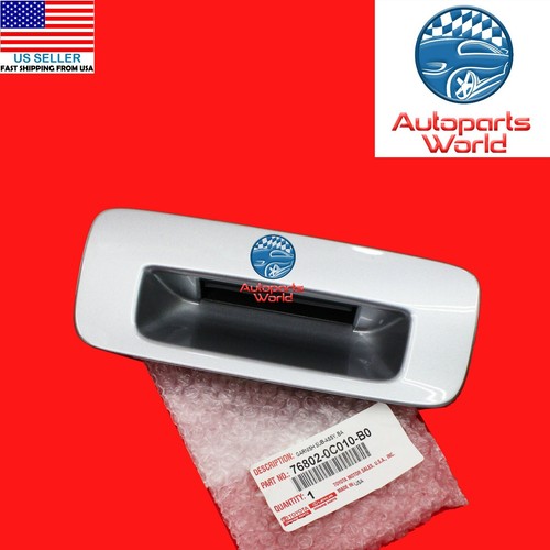 GENUINE TOYOTA SEQUOIA SILVER 1D6 BACK LIFTGATE OUTSIDE HANDLE 76802 ...