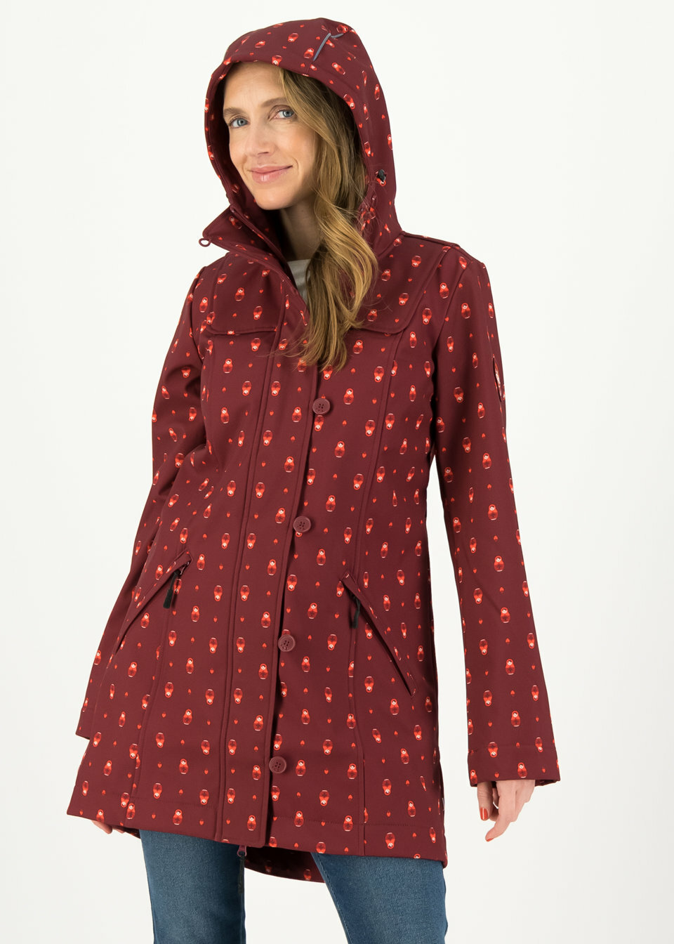 Blutsgeschwister Wild Weather Anorak Damen Regen Jacke Softshell Mantel ...