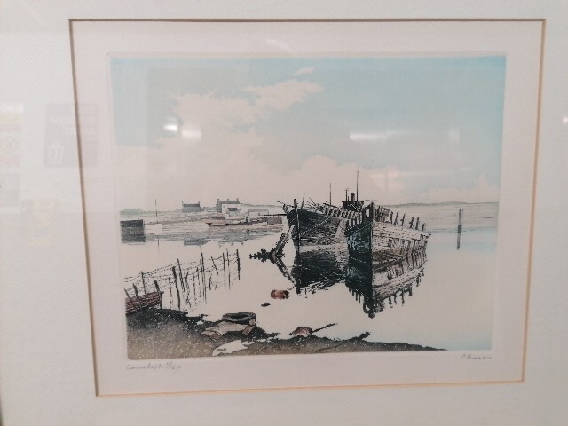 Paul Bisson (British 1938-) Limited Edition Etching Seascape Signed 98/ ...