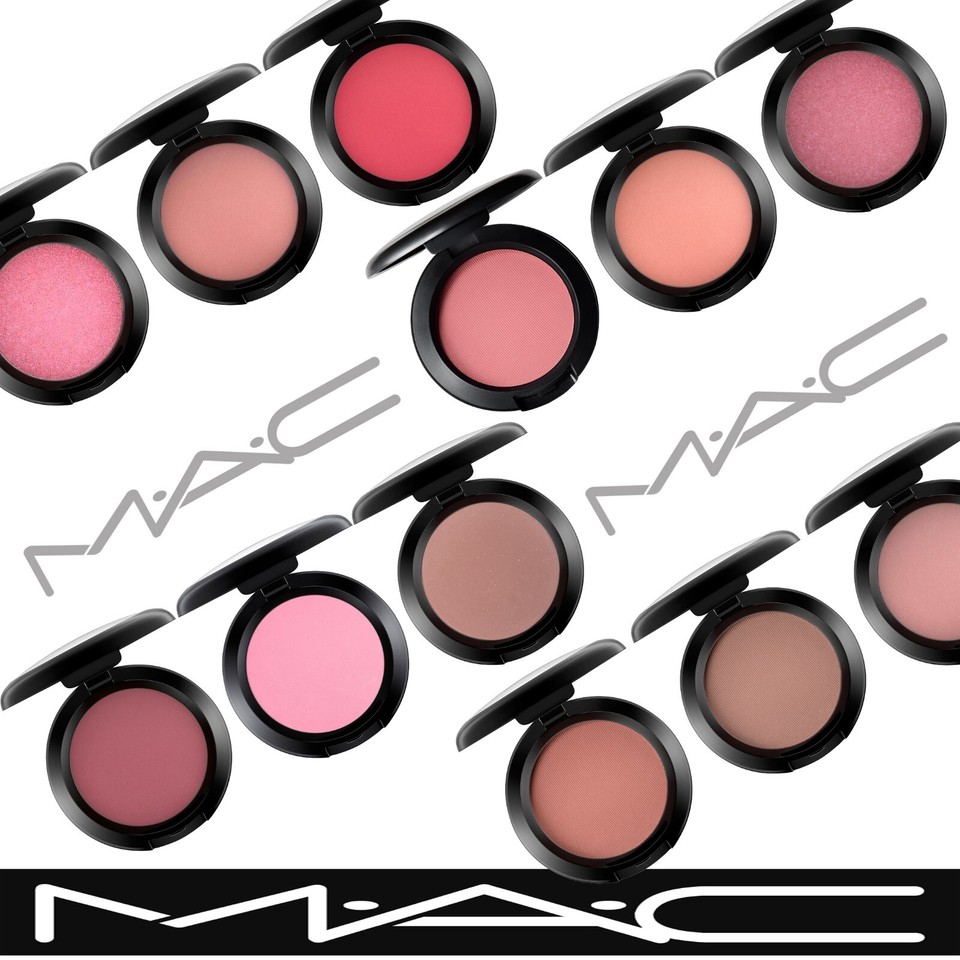 MAC POWDER BLUSH 12 Shade 6g Mineralize Matte Blush Sheertone Shimmer ...