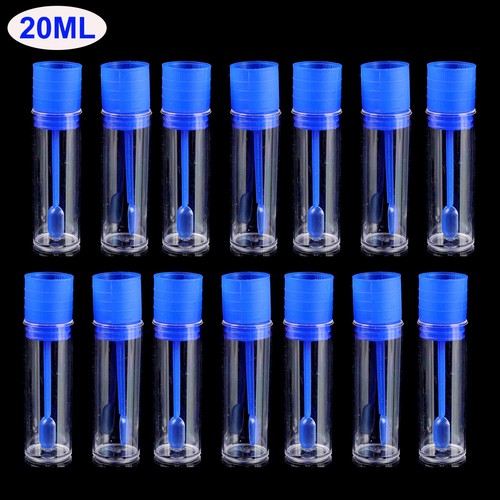 20ml Stool Specimen Cup Container Fecal Collection Test Tube w/Spoon ...