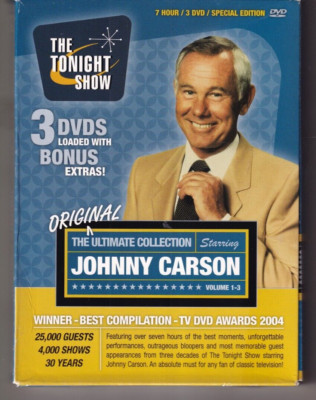 JOHNNY CARSON: The Ultimate Collection (DVD 2006 3-Disc Set){S4 ...