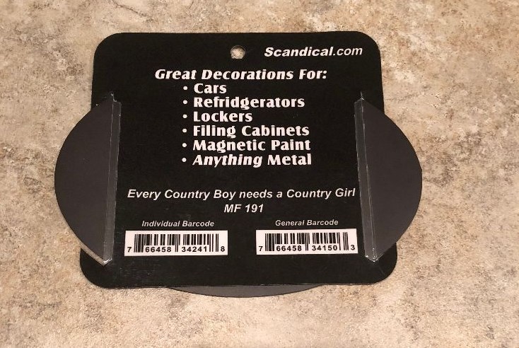 NEW SCANDICAL MAGNET "Every Country Boy Needs A Country Girl" 4x6 Oval ...