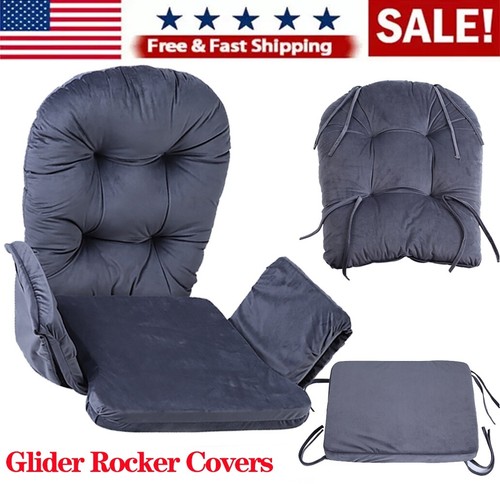 Glider Rocker Replacement Cushions Covers Washable Non Slip for Rocking ...