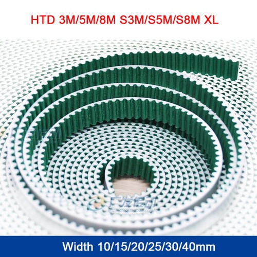 HTD-8M/5M/3M S3M S5M S8M XL White Open End PU Steel Wire Timing Belt ...