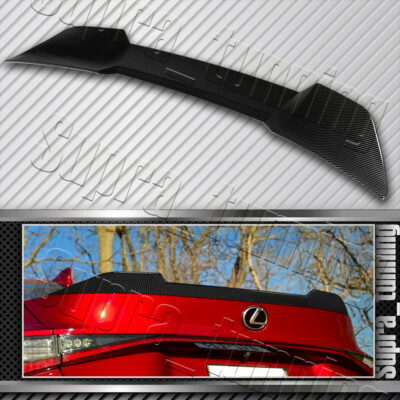 W-Power Carbon Look Duckbill Rear Trunk Spoiler For 2021-2025 Lexus ...
