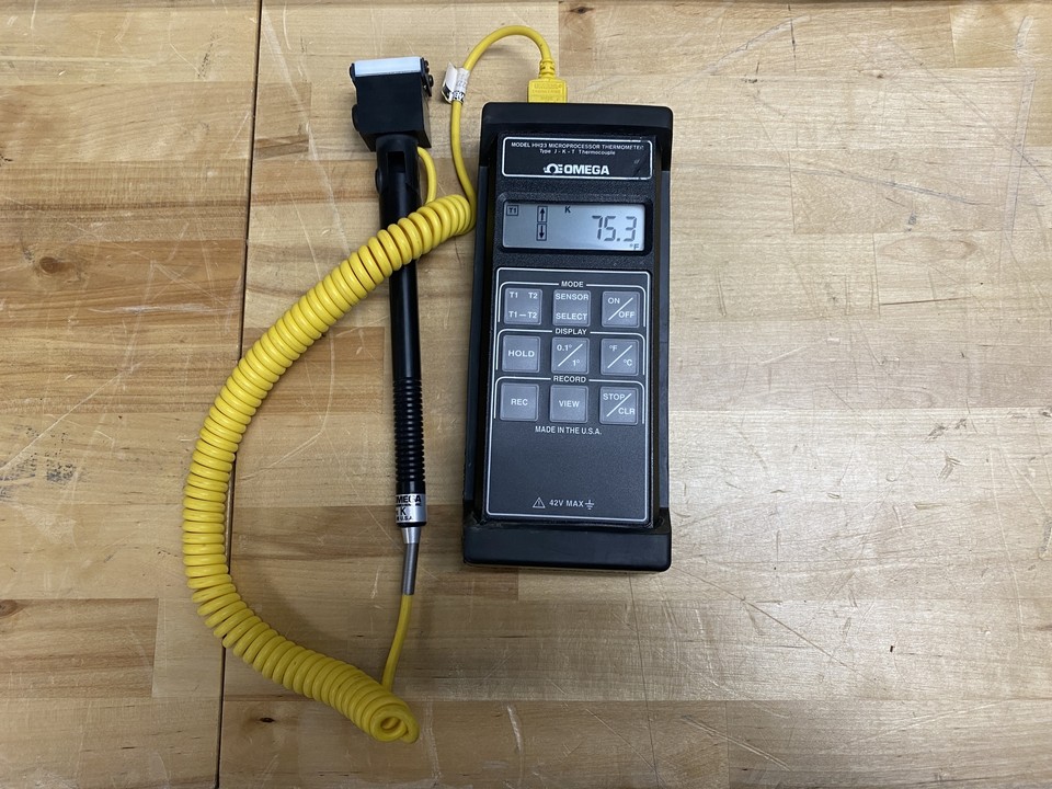 Omega HH23 Microprocessor Thermometer Type J - K - T Thermocouple | eBay