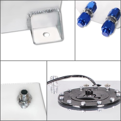 20 Gallon Aluminum Fuel Tank Lightweight Race Drift Fuel Cell Tank ...