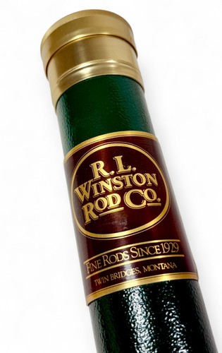 RL Winston Rod Co. Fly Rod Travel Case Tube Brass Screw on Lid CASE ...