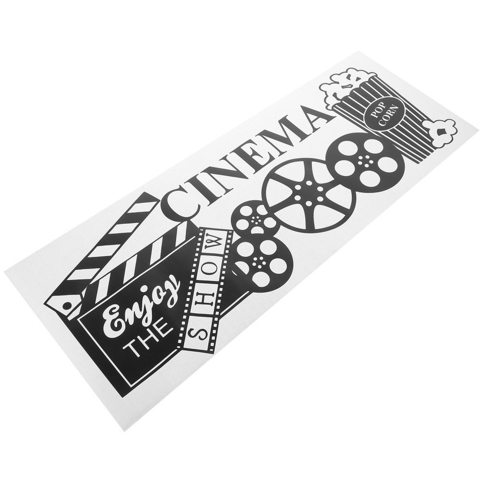 Wall Sticker Adhesive Movie Art Decal Bedroom Wallpaper Movie Theater ...