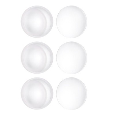 6 Pcs 42 mm Diameter Double Convex Glass Lens Double Concave Optical ...