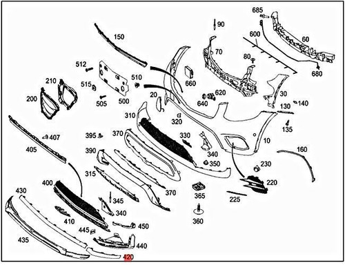 Genuine MERCEDES C253 X253 GLC X253 Coupe C253 Trim 2538852700 | eBay
