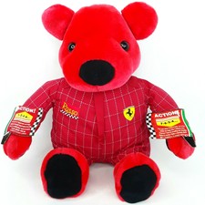 MATTEL OFFICAL FERRARI ROSSO TEDDY F1 PLUSH TOY RARE VINTAGE ...