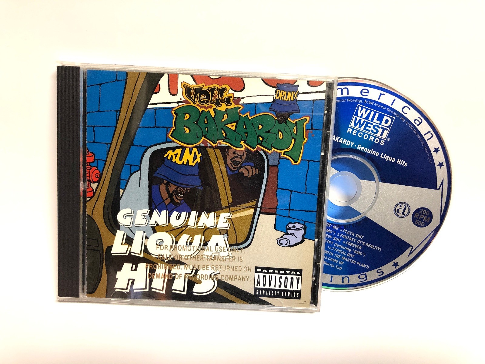 VELL BAKARDY - GENUINE LIQUA HITS CD - Promo Copy Very Good Condition ...