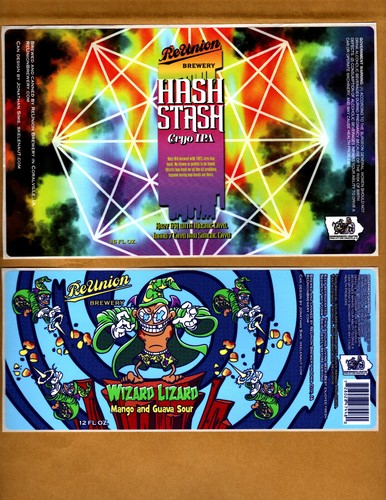 4 U.S. Micro beer labels Reunion Iowa City Iowa | eBay