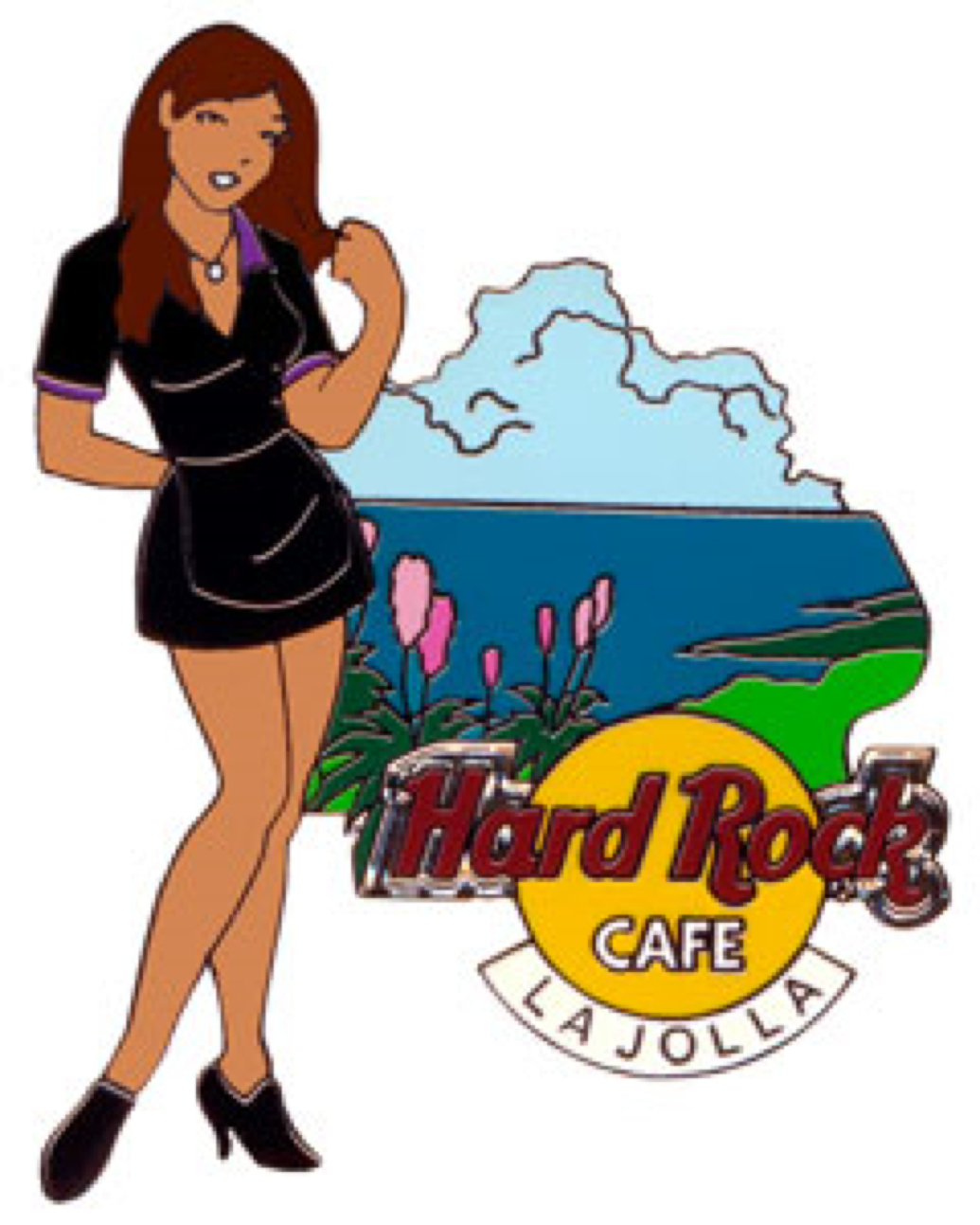 Hard Rock Cafe 2004 Girls of Rock GOR #3 PINS Sexy Servers -- You Pick ...