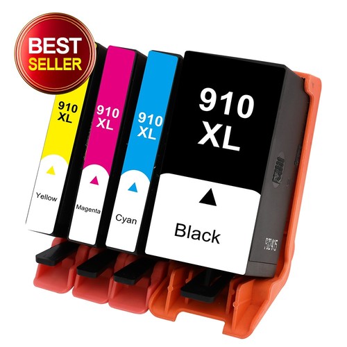 4PACK 910XL Ink Cartridges for HP OfficeJet Pro 8010 8012 8020 8022 ...
