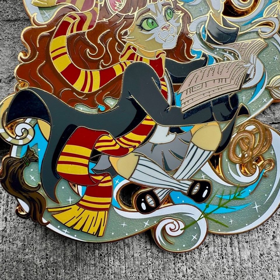 Harry Potter Hermione Polyjuice Potion Cat Leviosa Pin | eBay