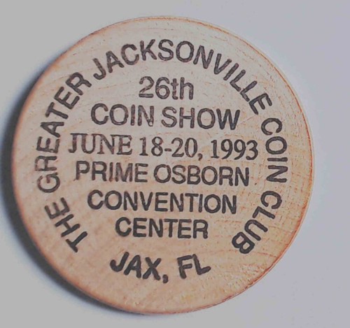 Jacksonville Florida token - 1993 Coin Show | eBay