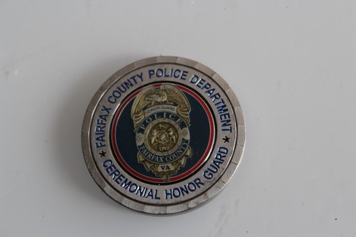 Fairfax County Police Department Ceremonial Honor Guard Challenge Coin ...