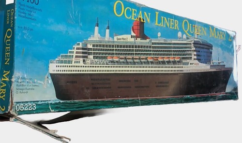 Revell 05223 1/400 Ocean Liner Queen Mary 2 Cunnard m2 Original Release ...