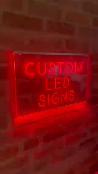 Custom LED Neon Look Sign Personalised Light Up Illuminated Bar Man ...