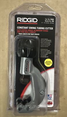 RIDGID 150 Constant Swing Tubing Cutter, 1/8”-1 1/8” (Brand New Factory ...