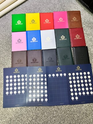 UK COIN HUNT album with inserts £2 or 50p Folder Kew Gardens Collection ...