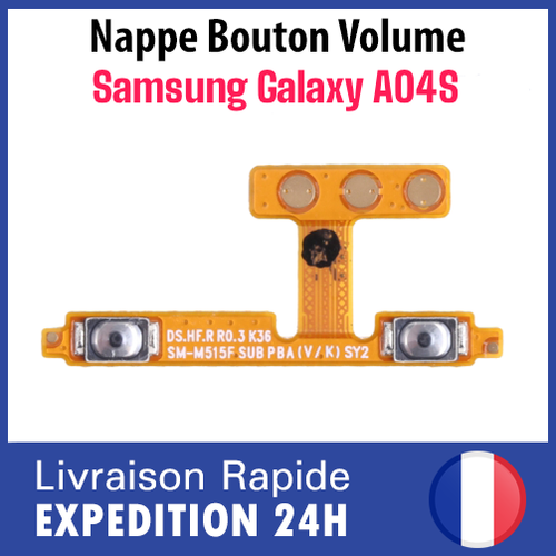 Pour Samsung Galaxy A04S (SM-A047F) nappe bouton touche volume button ...