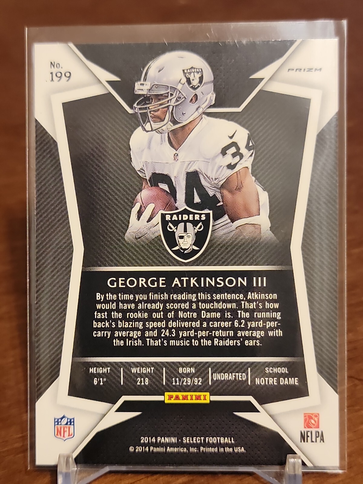 2014 Panini Select Silver Prizm George Atkinson III #199 Rookie RC | eBay