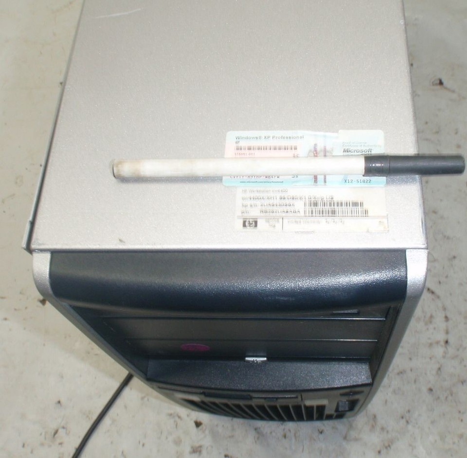 HP Workstation XW4400 Desktop Computer w Windows XP Professional COA | eBay