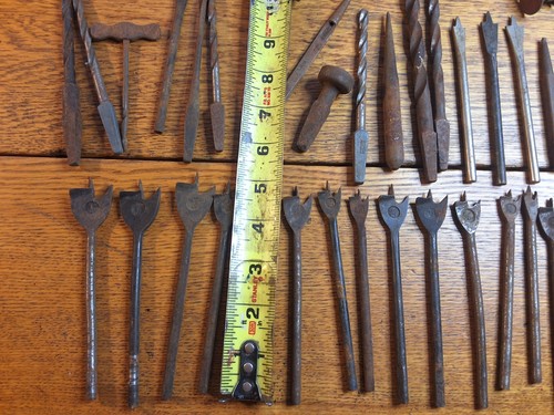 Lot Old DRILL BITS GIMLET MILLERS FALLS 199 SCREW DRIVER antique Tools Hardware | eBay