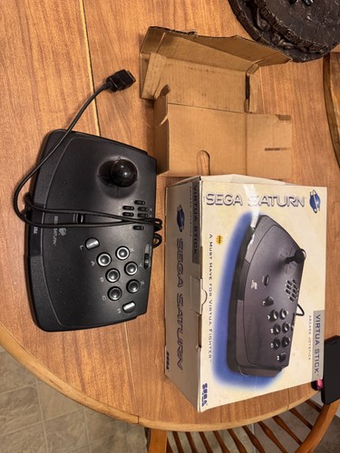 Sega Saturn Virtua Stick Joystick video game Controller MK-80112 w/ box ...