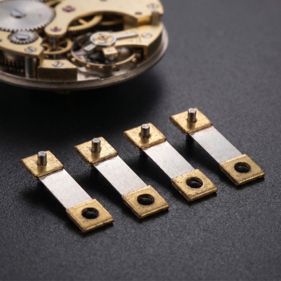 4 Pcs Wall Clock Pendulum Reed Mechanism Spring Replacement Suspension ...