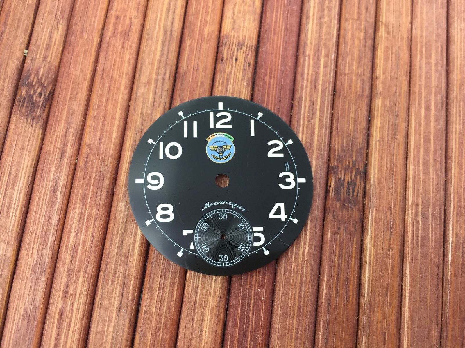 Watch dial for UNITAS 6498 swiss made movement - unused - 33,5mm - new ...