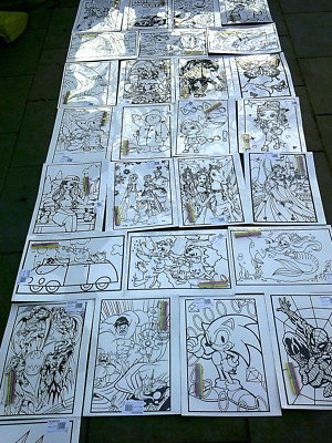 Choose 4 x Large 51 x 38cm Velvet Colouring Picture Boards;50+,Pens.Art ...