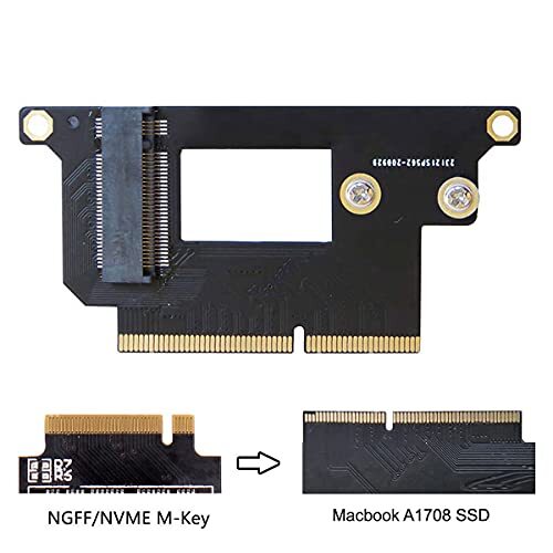 M.2 NGFF M-Key NVME SSD Convert Card fit for Pro 2016 2017 13" A1708 ...