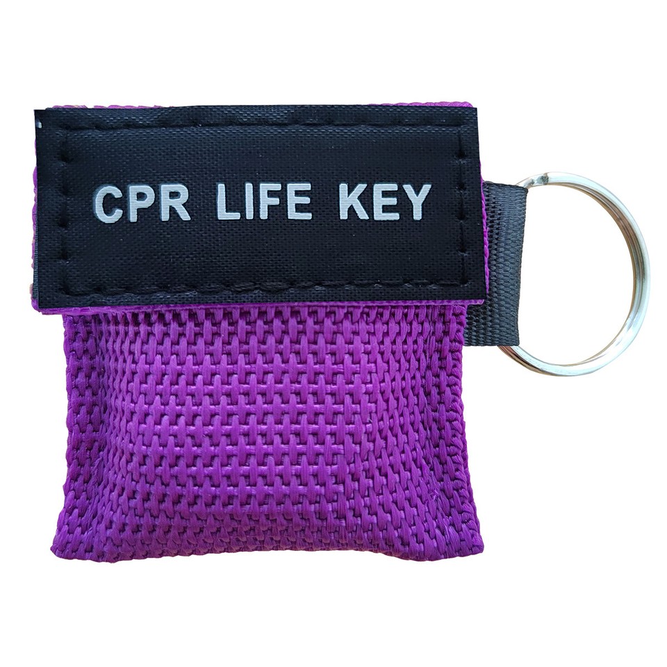 First aid resuscitation CPR Life Key CPR face shield key-ring Mouth to ...