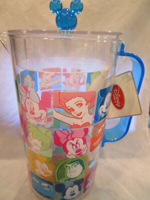 WDW Disney Plastic Pitcher Mickey Mouse Summer Fun Brights with ...